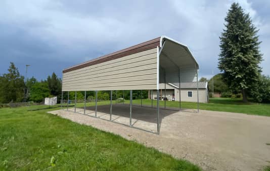Metal Carports – Indiana - Alan's Factory Outlet