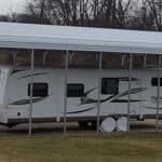 12x35 Regular Roof Carport Florida - Alan's Factory Outlet