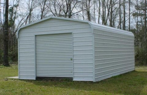 18x25 Regular Roof Metal Garage North - Alan's Factory Outlet
