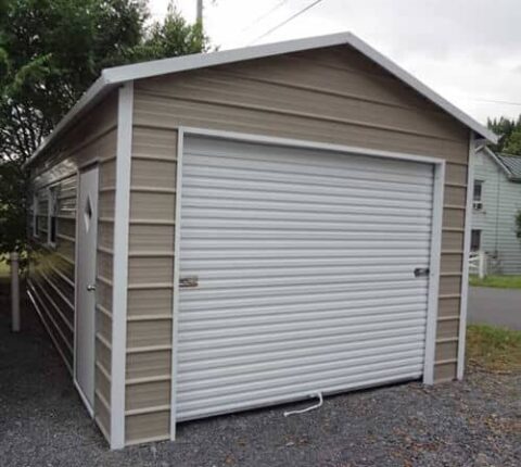 Custom 18x30 Metal Garage from $5,240.00 [Boxed-Eave Roof]