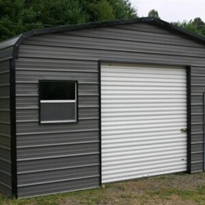 18x30 Regular Roof Metal Garage North - Alan's Factory Outlet