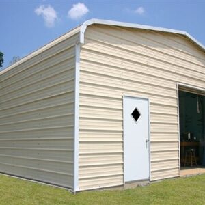 18x30 Regular Roof Metal Garage Florida - Alan's Factory Outlet