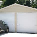 20x30 Vertical Roof Metal Garage North - Alan's Factory Outlet