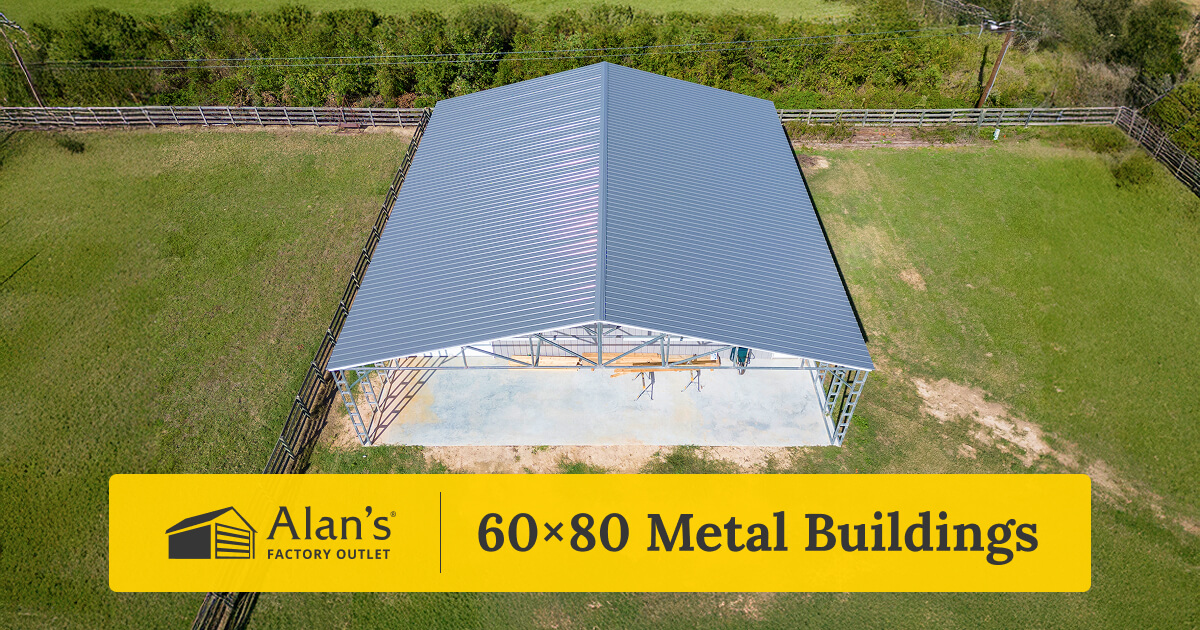 60x80 Metal Building/Shop/Barn from $58,850.00