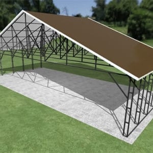 42x20 Vertical Roof Carport - Alan's Factory Outlet