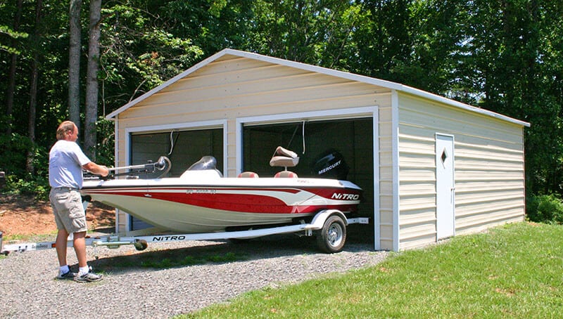 Boat Storage Sheds, Garages, and Carports for Sale - Alan's