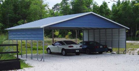 32 Boxed-Eave Carports for Sale from $1,395 (A-Frame Roof)