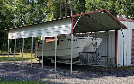 Boat Storage Sheds, Garages, and Carports for Sale - Alan's