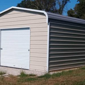 12x20 Regular Roof Metal Garage - Alan's Factory Outlet
