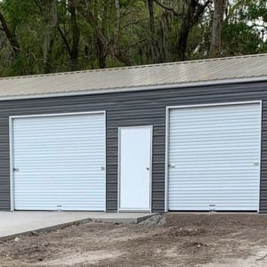20x45 Vertical Roof Metal Garage - Alan's Factory Outlet