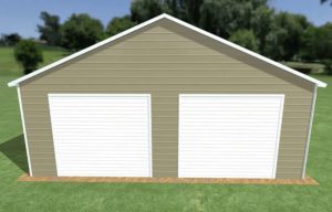 26x40 Vertical Roof Metal Garage - Alan's Factory Outlet