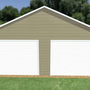 26x40 Vertical Roof Metal Garage - Alan's Factory Outlet
