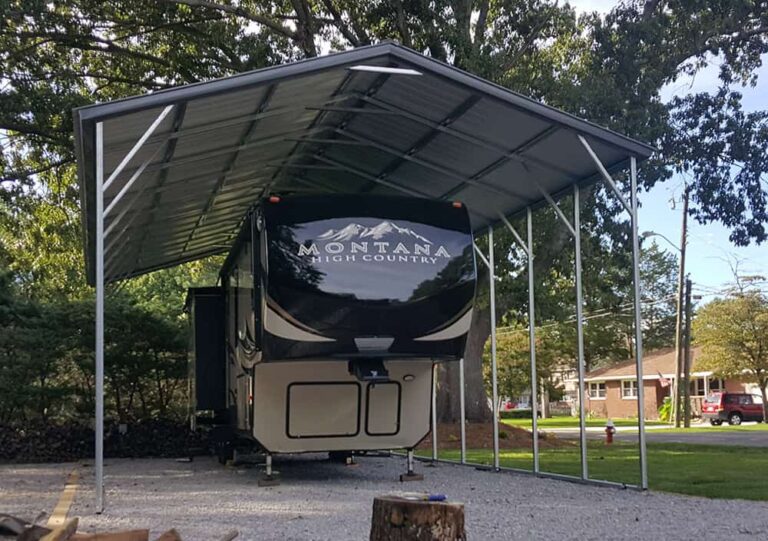 Vertical-Roof Carport, Factory-Direct Price