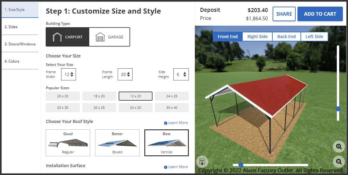 6 Inexpensive Carport Ideas (+ a Free Carport Designer) - Alan's ...