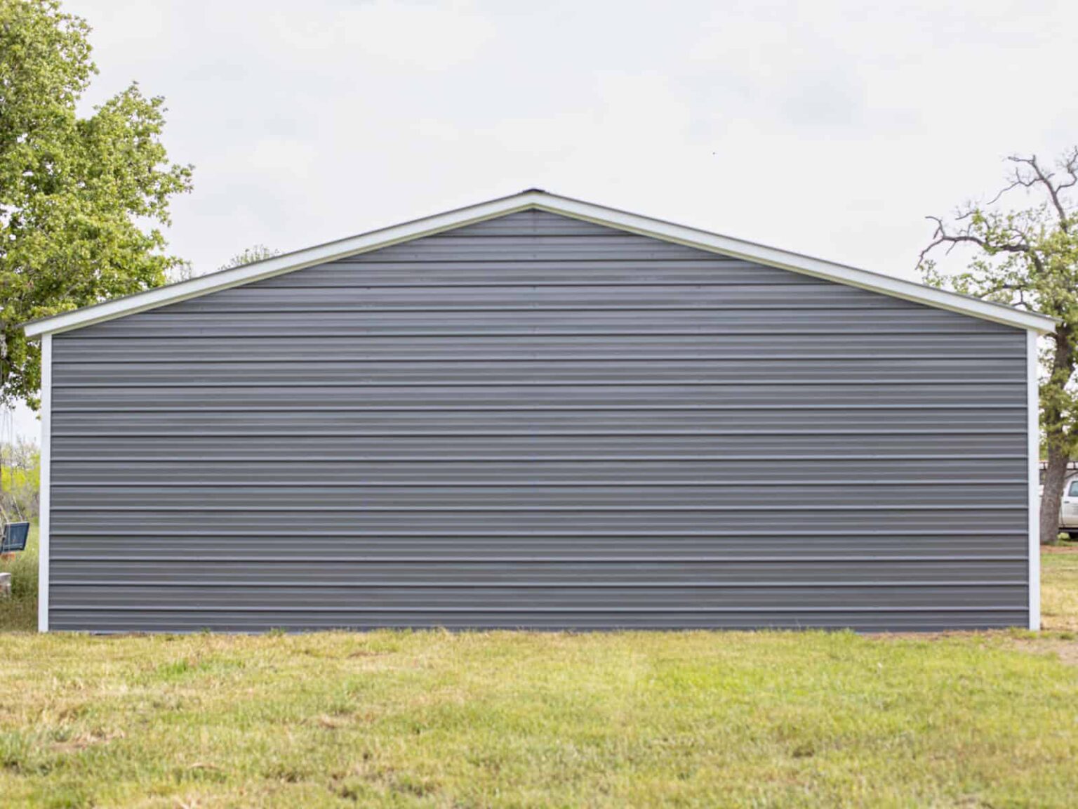 30x35 Vertical Roof Triple Wide Metal Garage - Alan's Factory Outlet