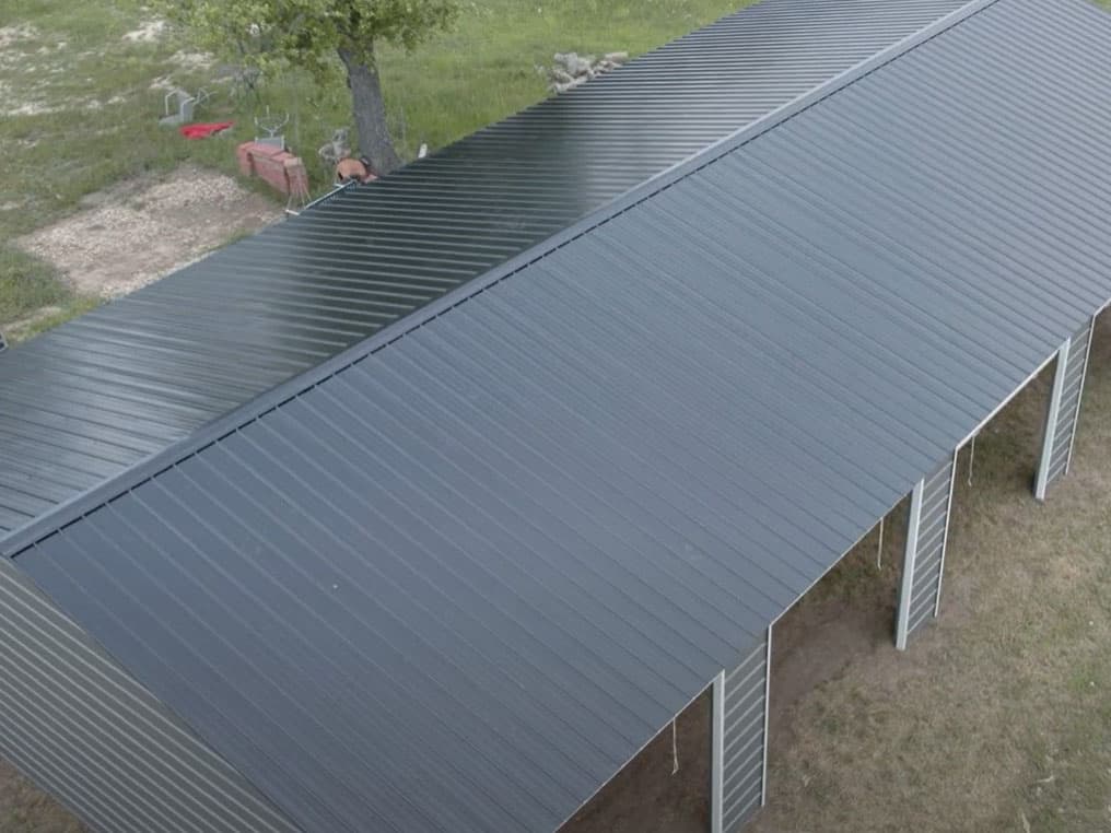 30x60 Vertical Roof Triple Wide Metal Garage - Alan's Factory Outlet