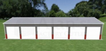 5 & 6 Car Metal Garages