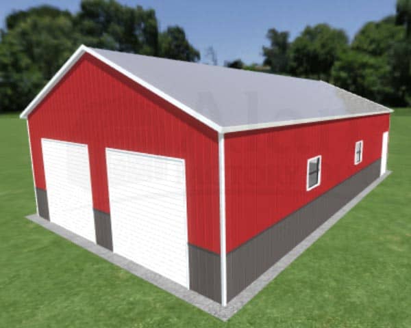 Detached 4-Car Garage (Tandem or 4-Bay)