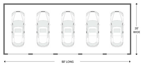 5- & 6-Car Garage – Plans, Size, Dimensions, and Price