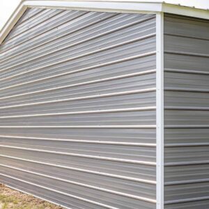30x35 Vertical Roof Triple Wide Metal Garage - Alan's Factory Outlet