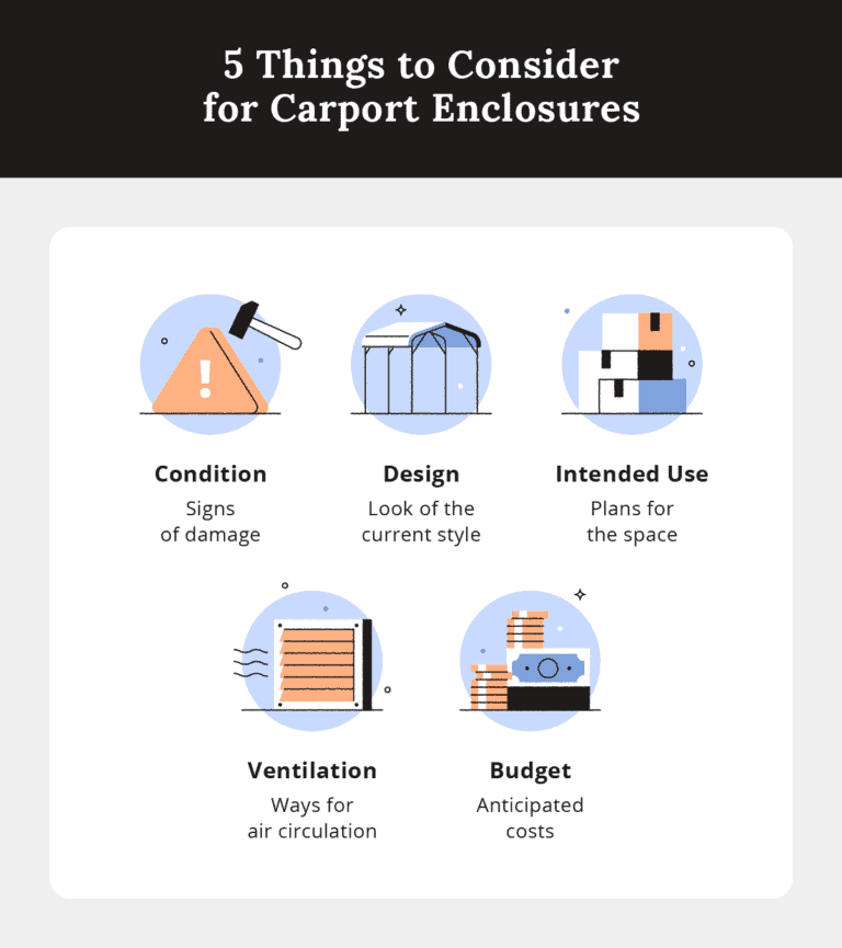 How to Enclose a Carport in 6 Steps