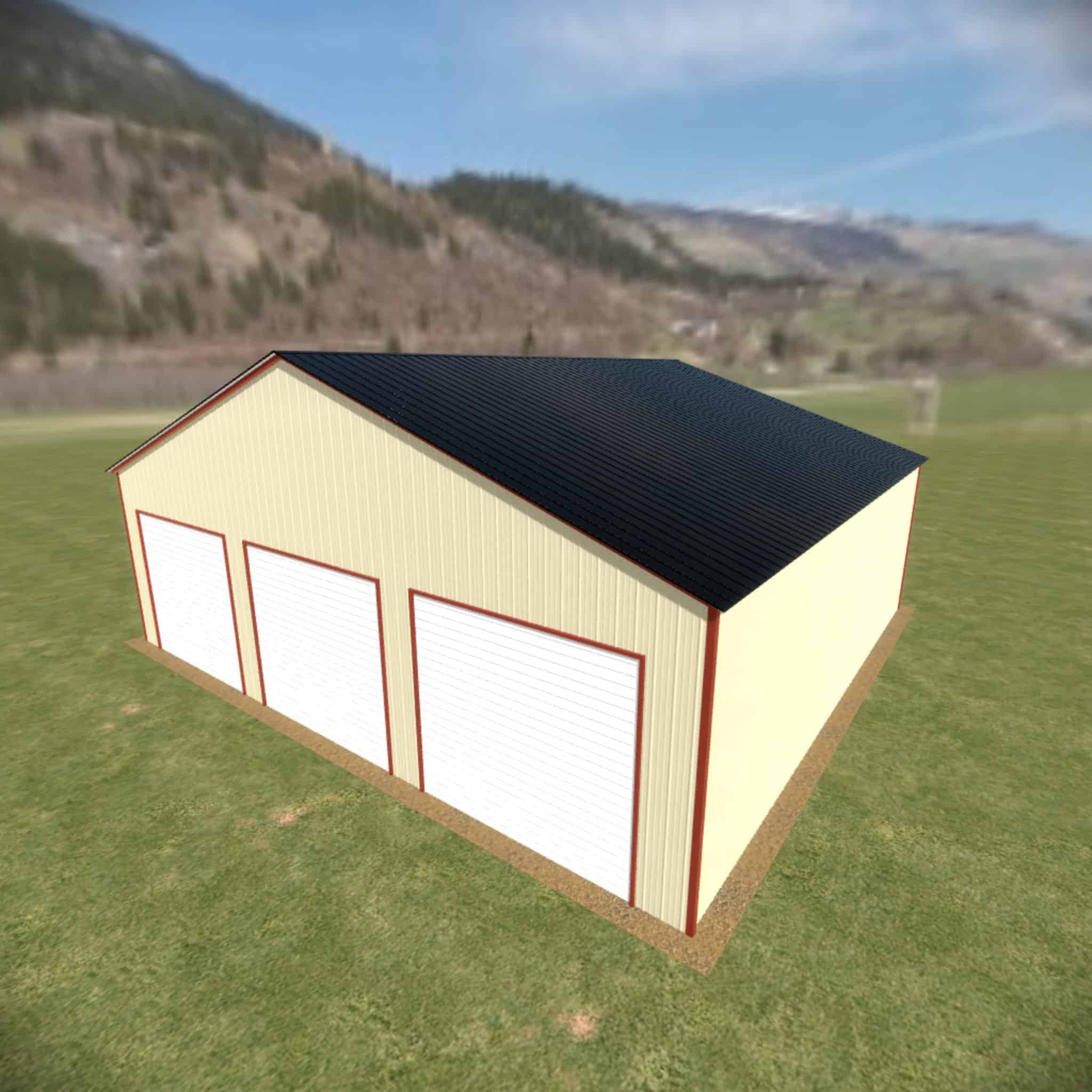 34x32 Metal Building - Alan's Factory Outlet