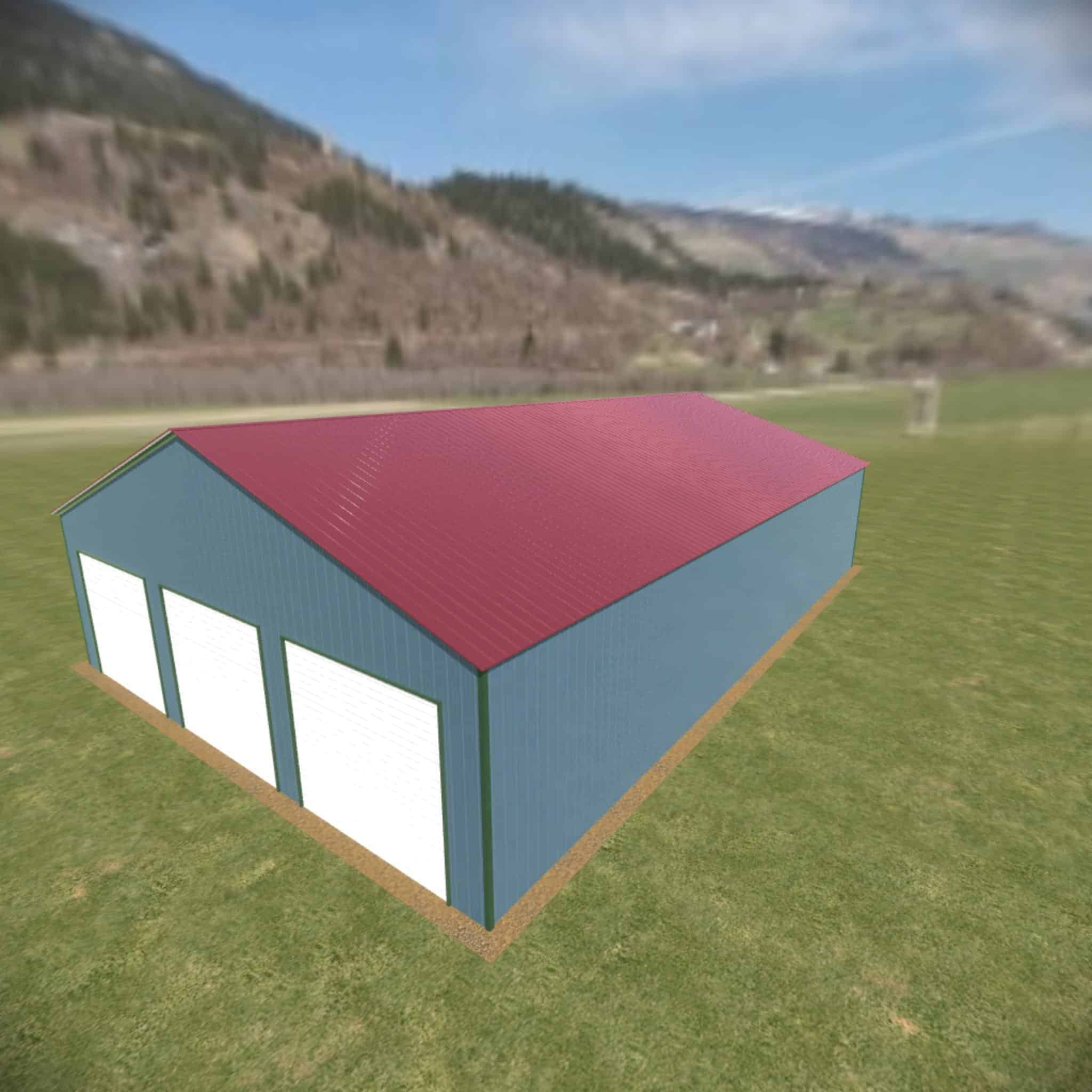 34x52 Metal Building - Alan's Factory Outlet