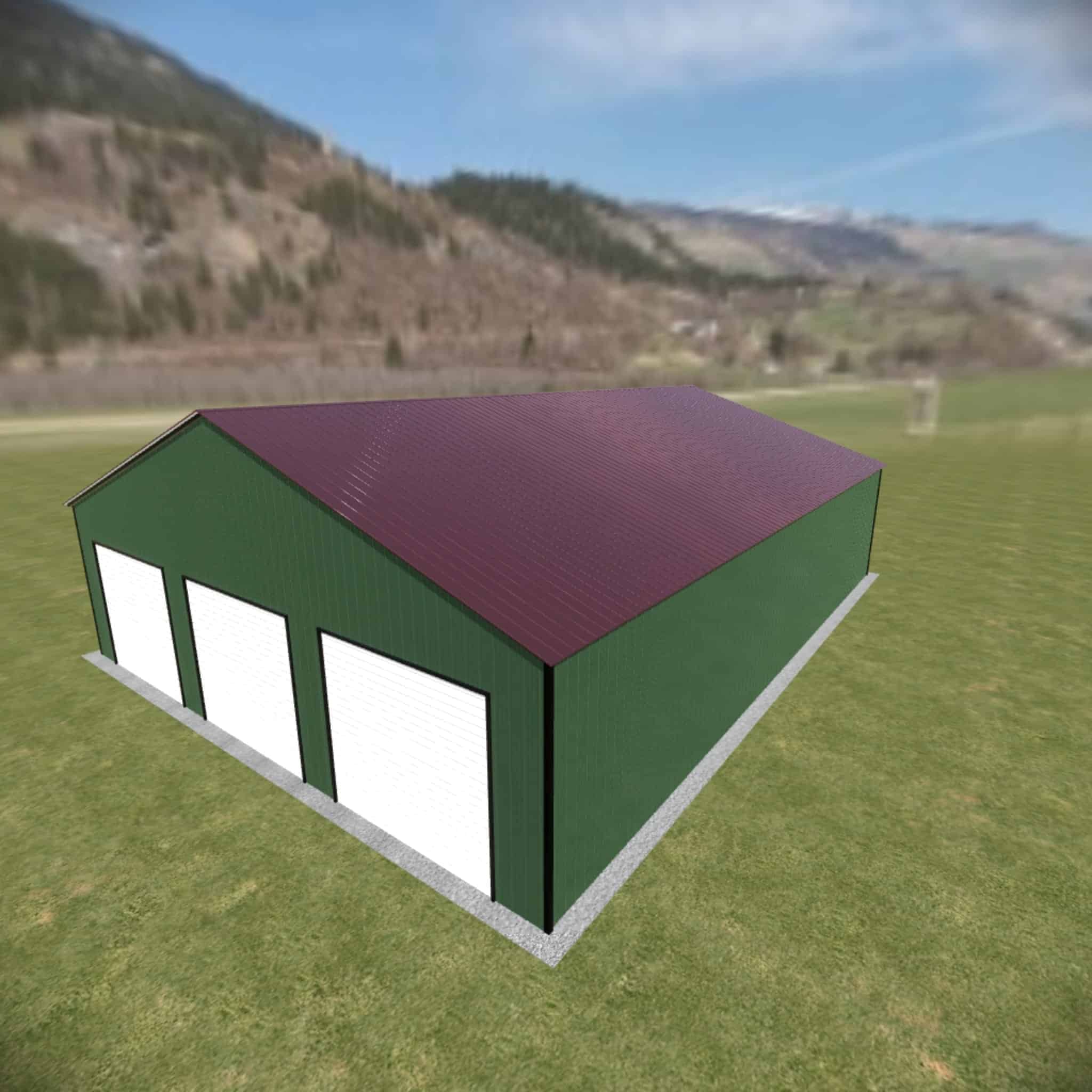 36x48 Metal Building - Alan's Factory Outlet