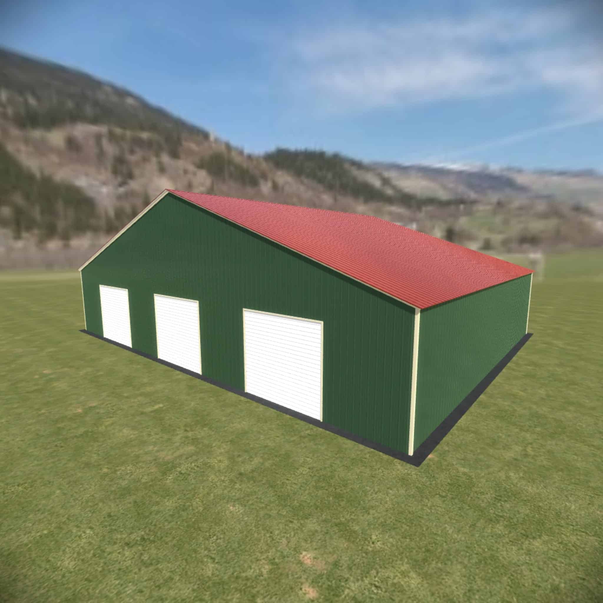 56x44 Metal Building - Alan's Factory Outlet
