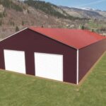 30x60 Vertical Roof Metal Garage Florida - Alan's Factory Outlet