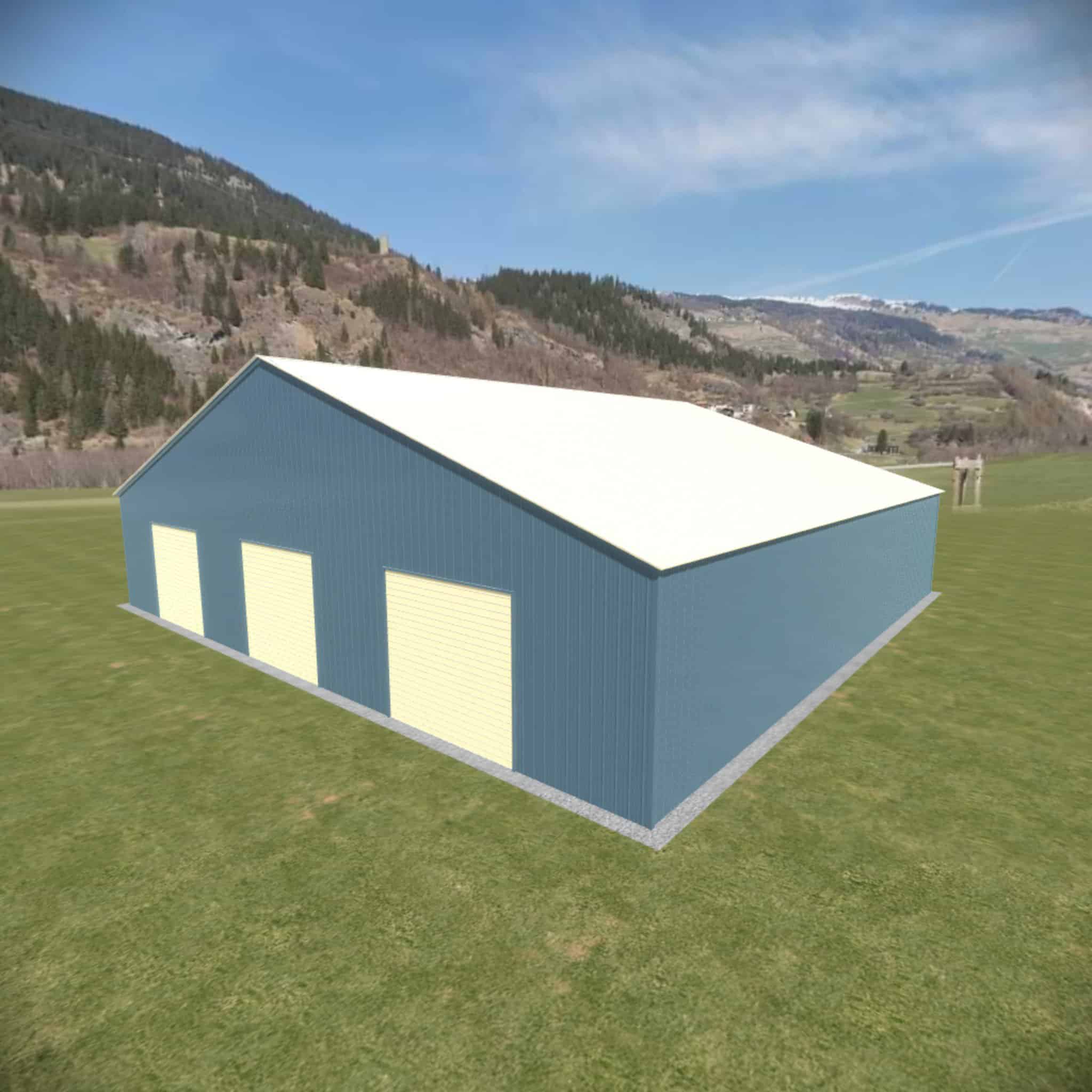 54x56 Metal Building - Alan's Factory Outlet