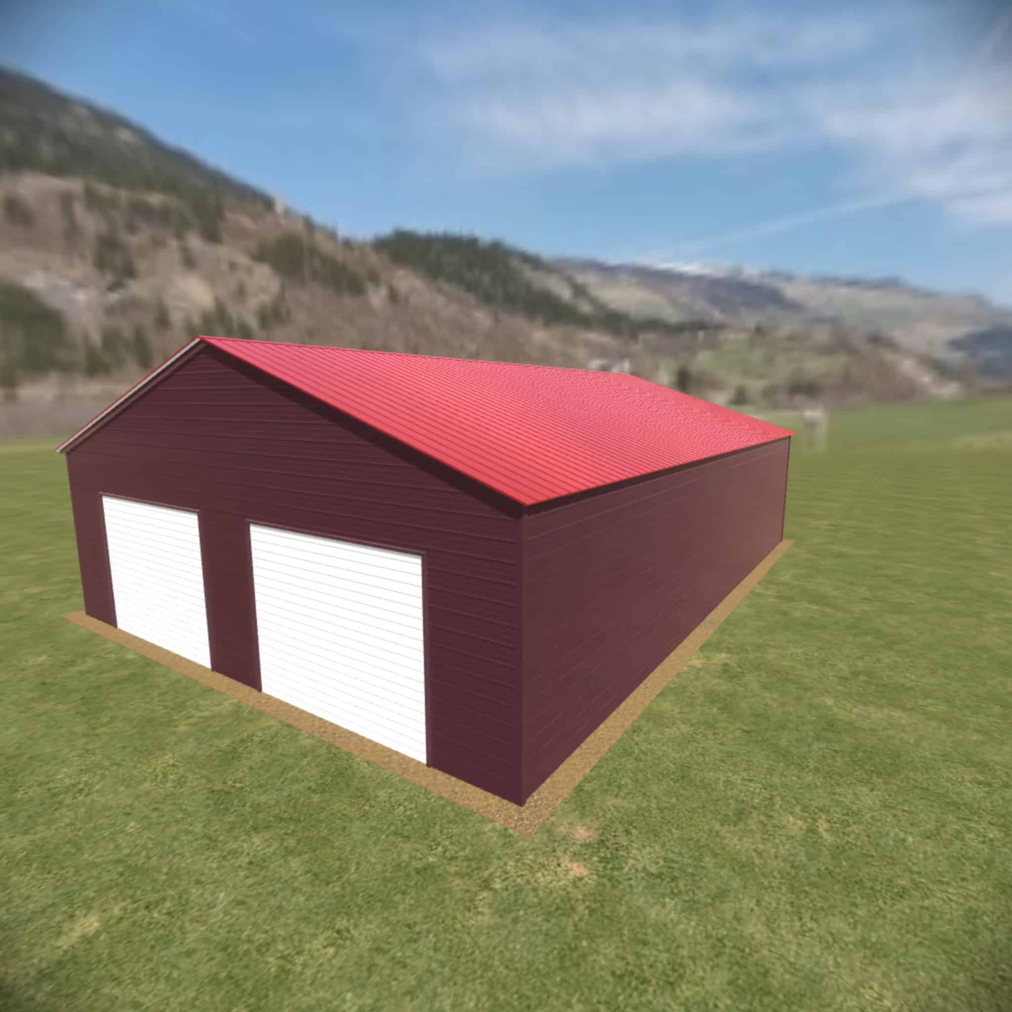 28x40 Vertical Roof Metal Garage Florida - Alan's Factory Outlet