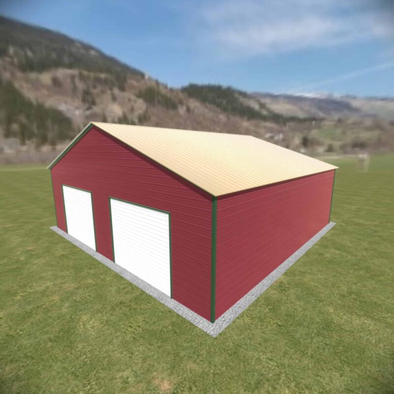 30x30 Vertical Roof Metal Garage Florida - Alan's Factory Outlet