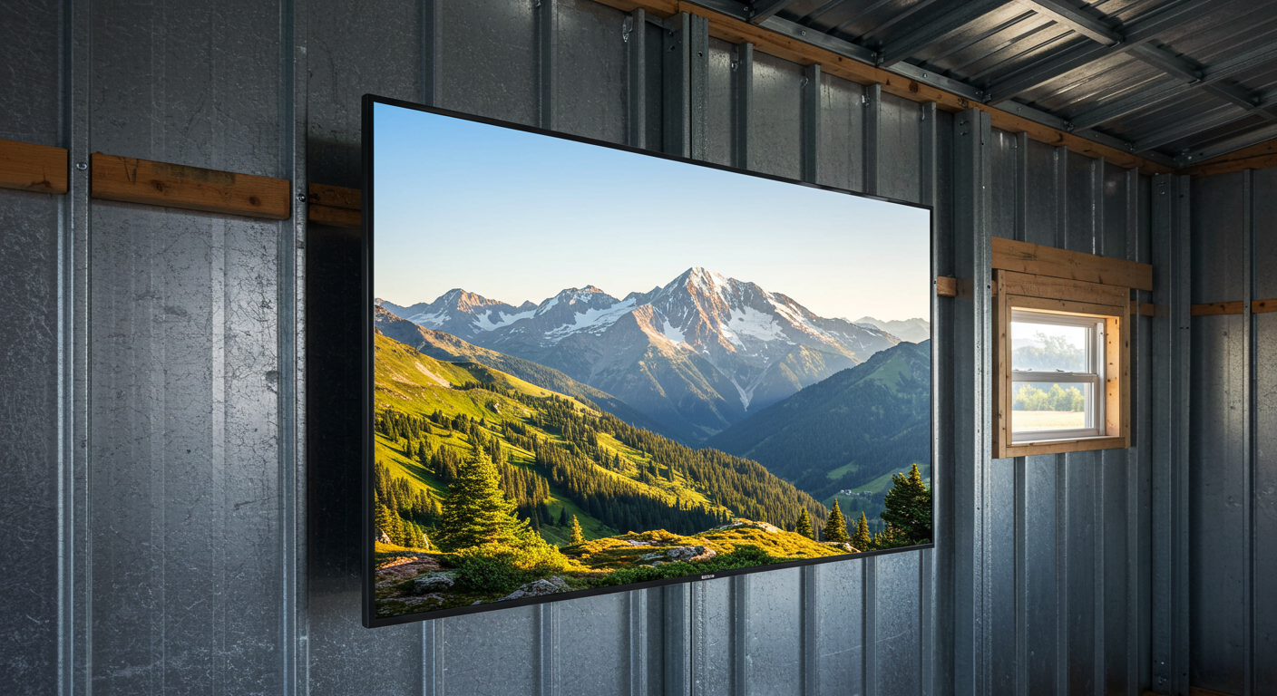 How to Mount a TV in a Metal Building: Quick Installation Guide