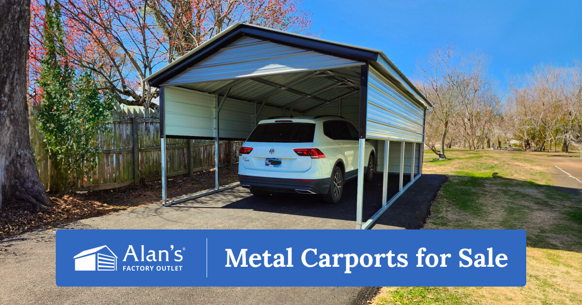 Carports for Sale – Metal & Custom - Alan’s Factory Outlet