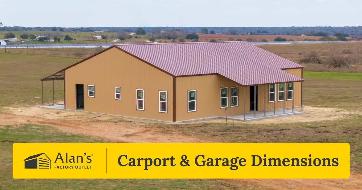 Standard Carport & Garage Sizes and Dimensions