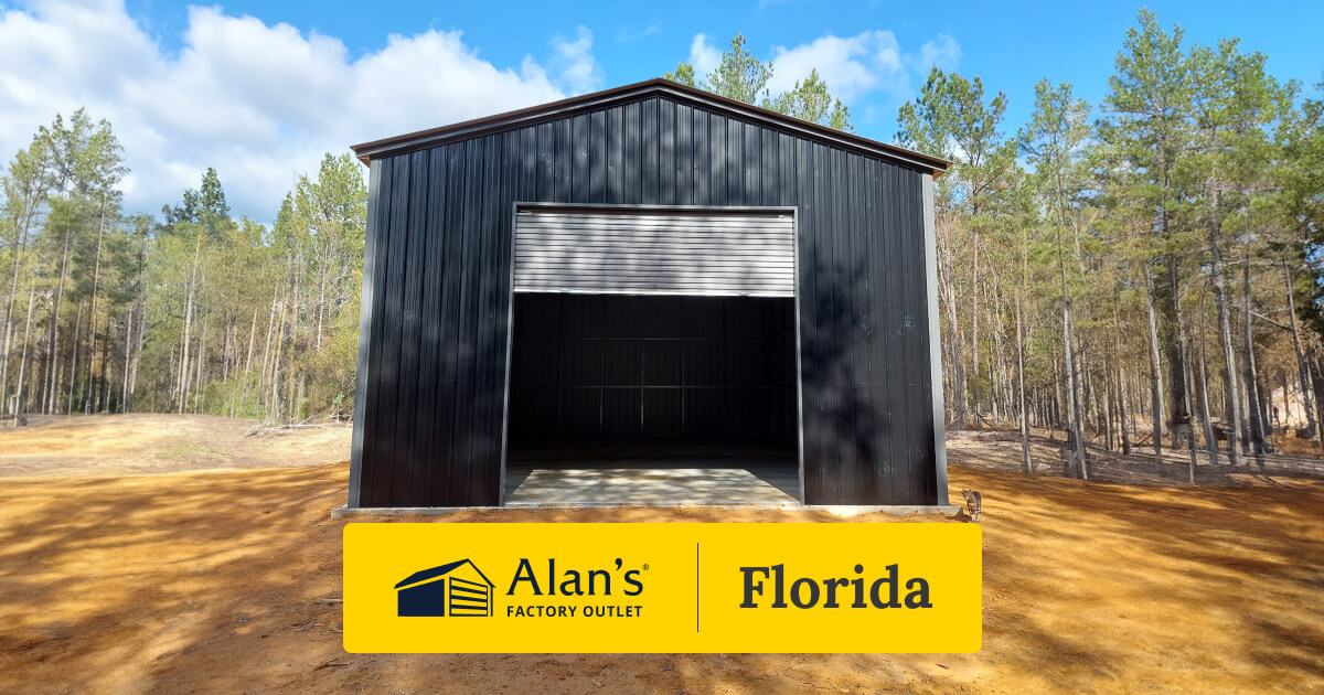 Metal Buildings in Florida for Sale at Alan's Factory Outlet