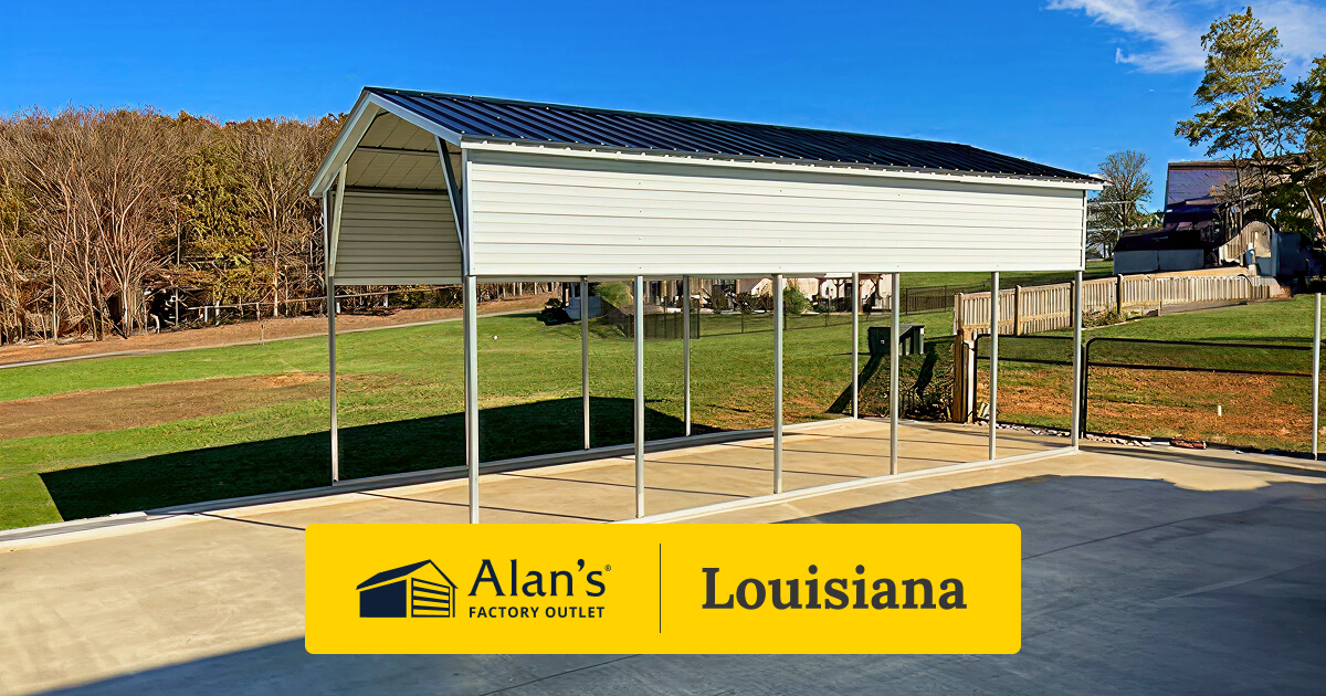 Metal Buildings in Louisiana - Alan's Factory Outlet