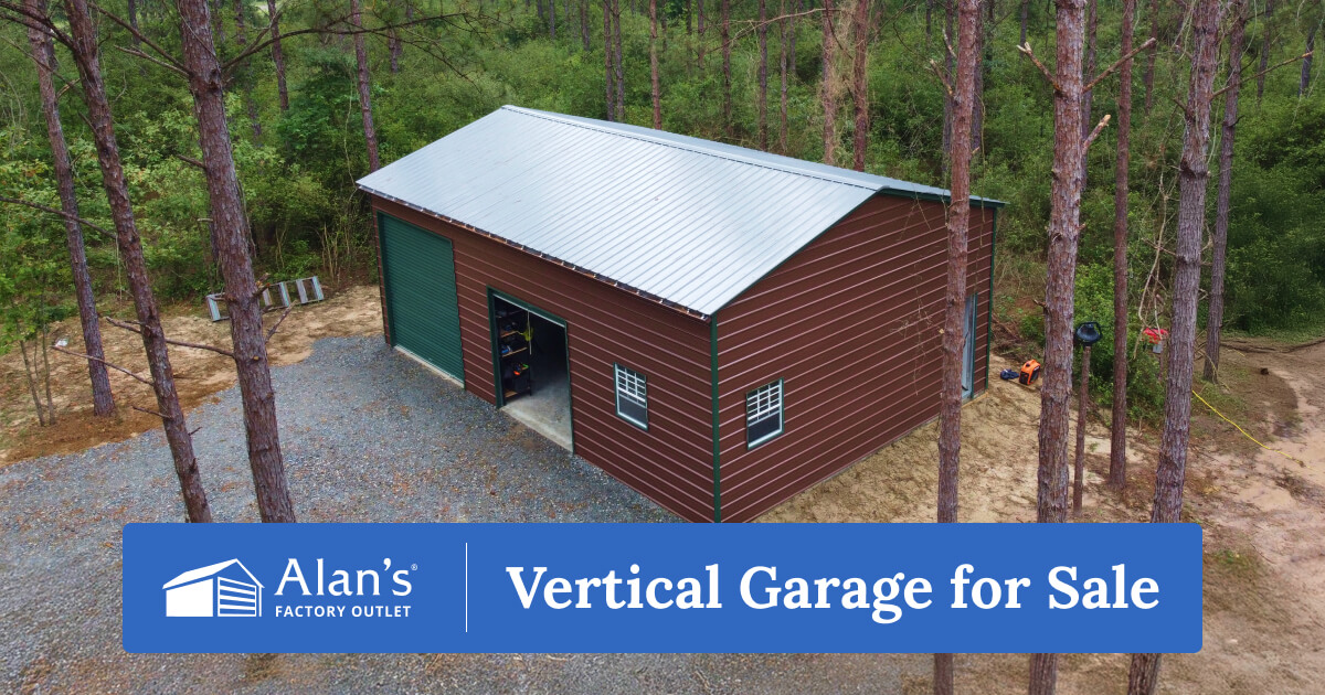 Vertical Metal Garage For Sale - Buy Vertical Roof Steel Garages