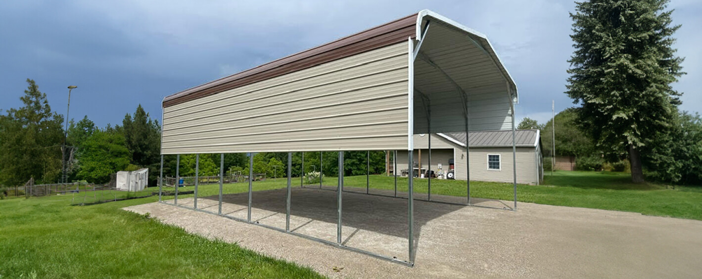 Large Carports with a Premium Steel Frame