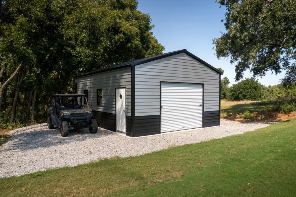 Side-Entry Metal Garages: Space-Saving Designs for Your Driveway